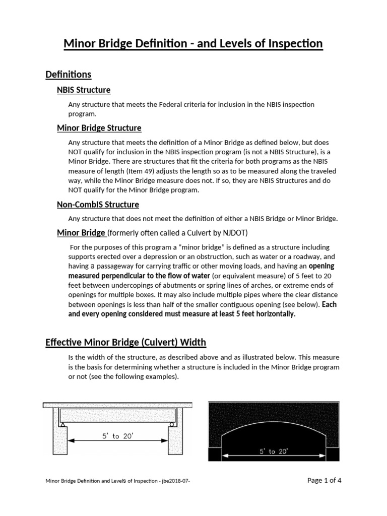 Bridge and Culvert Definition | PDF | Bridge | Length
