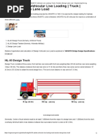 AASHTO HL-93 Loading Highway Design | PDF | Bridge | Truck
