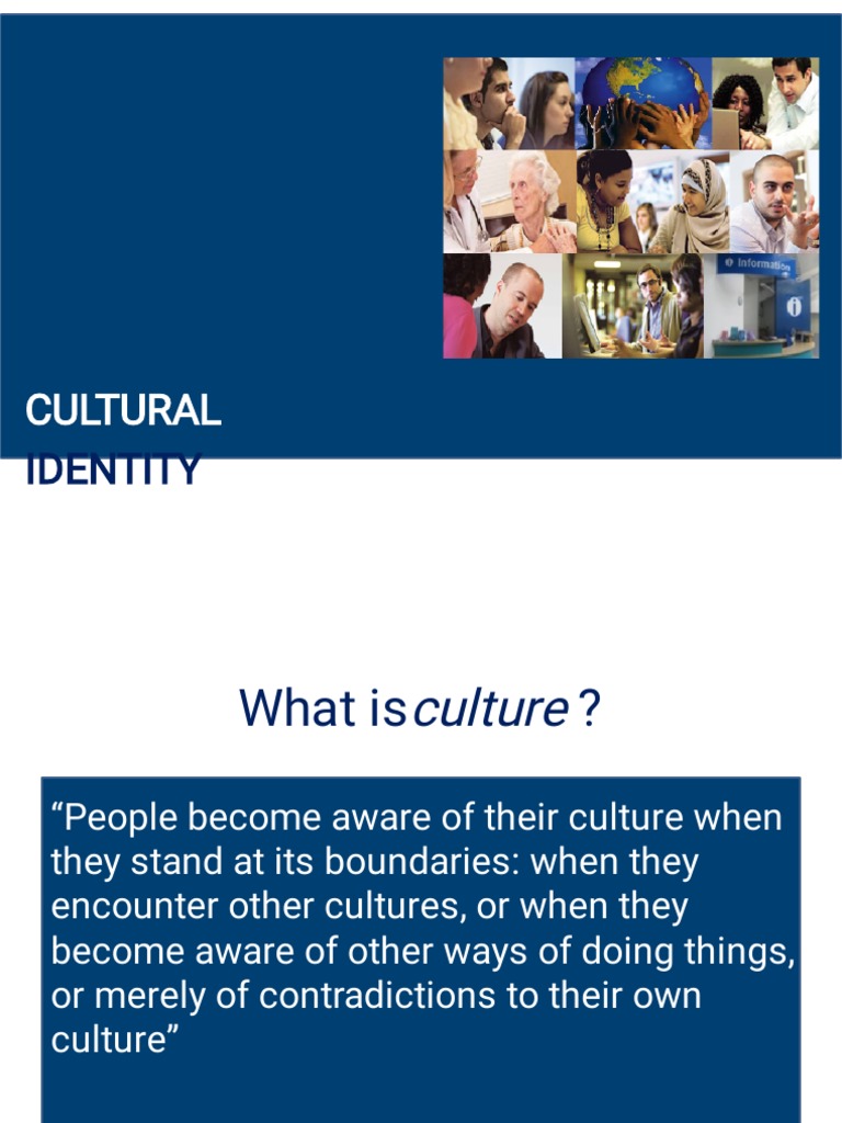 Culture and Identity (4) PPTX | PDF | Identity (Social Science ...