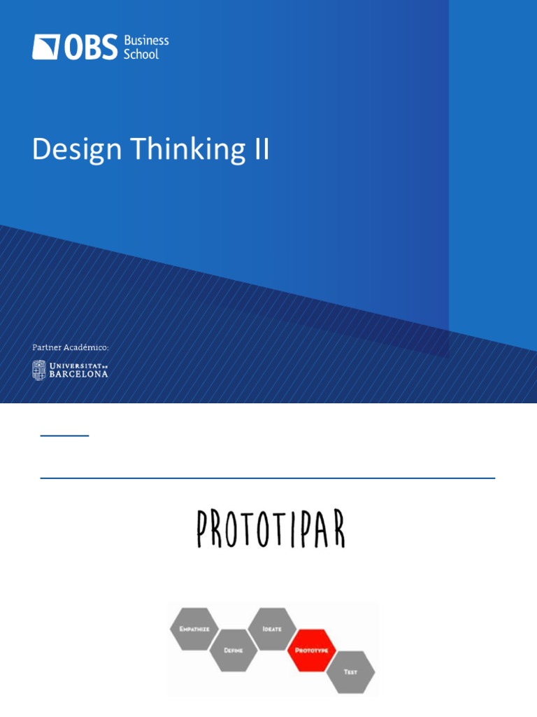 VC3. OBS Design Thinking. Prototipar y Evaluar | PDF | Aplicación movil ...