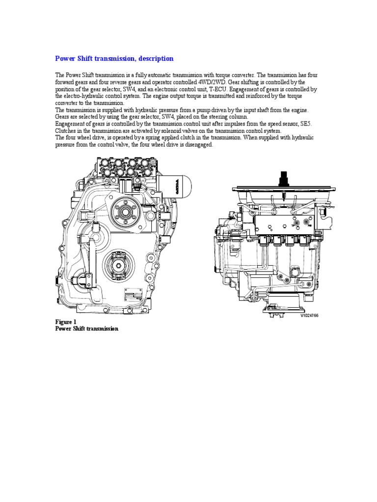 Power Shift Transmission | PDF | Transmission (Mechanics) | Clutch