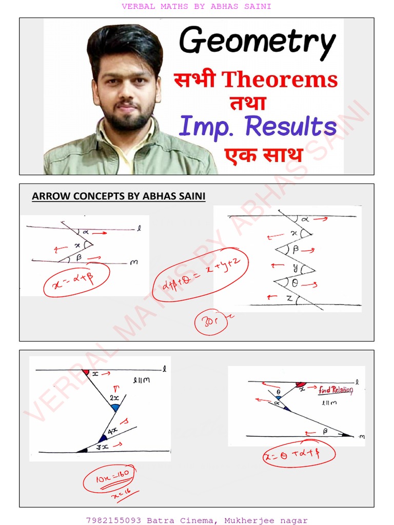 All Important Theorems of Geometry | PDF | Triangle | Elementary ...
