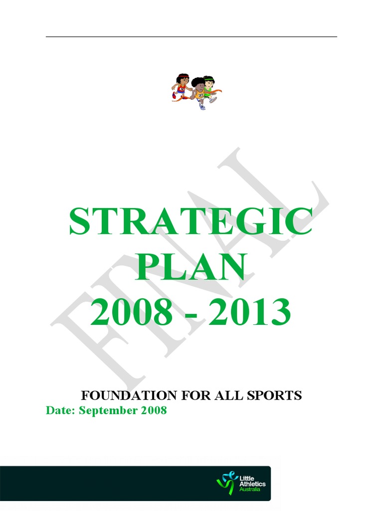 Strategic Plan Final New Logo June 10 | PDF | Strategic Planning | Sports