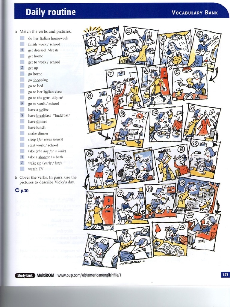 Daily Routines (American Eng. File) | PDF