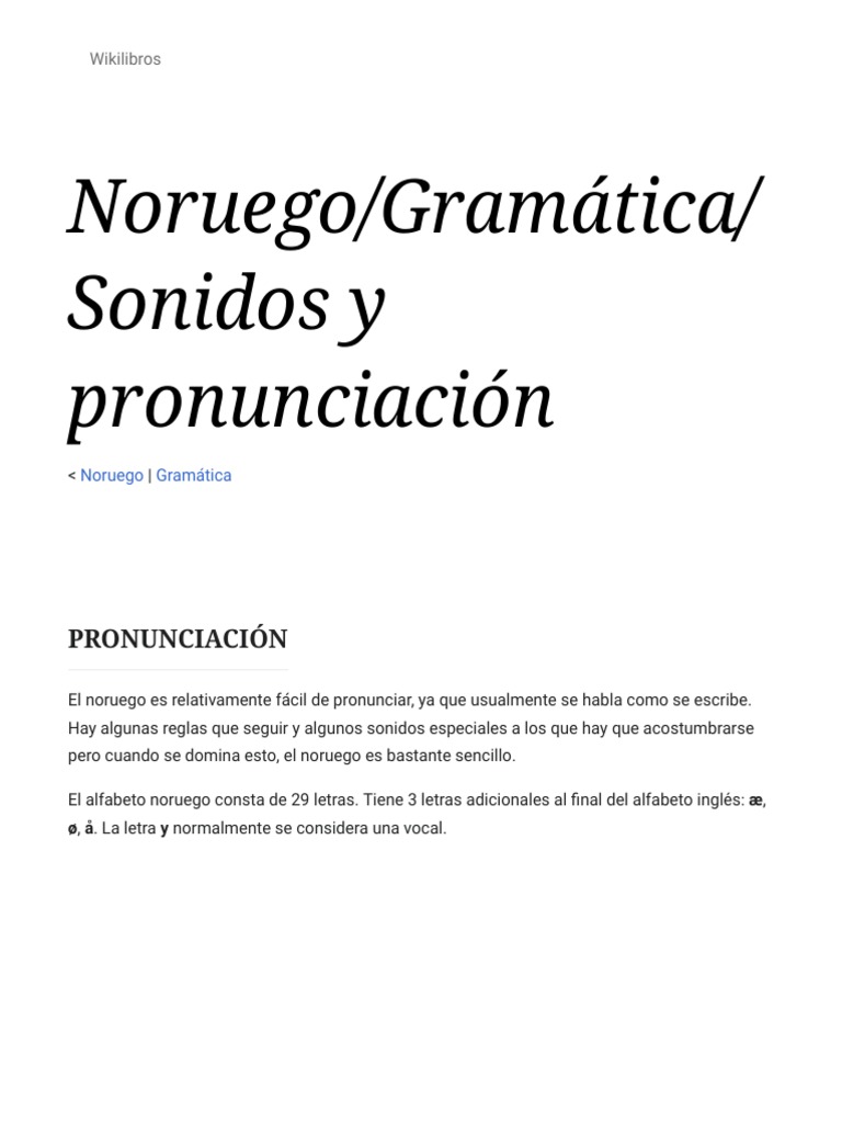 Pronunciation and Sounds of the Norwegian Language: An Overview of the ...