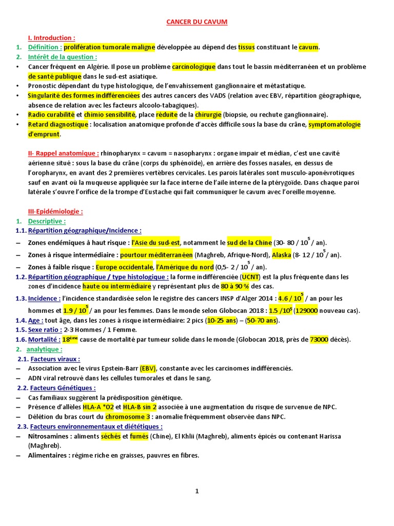 Cavum 2020 | PDF | Cancer | Métastase