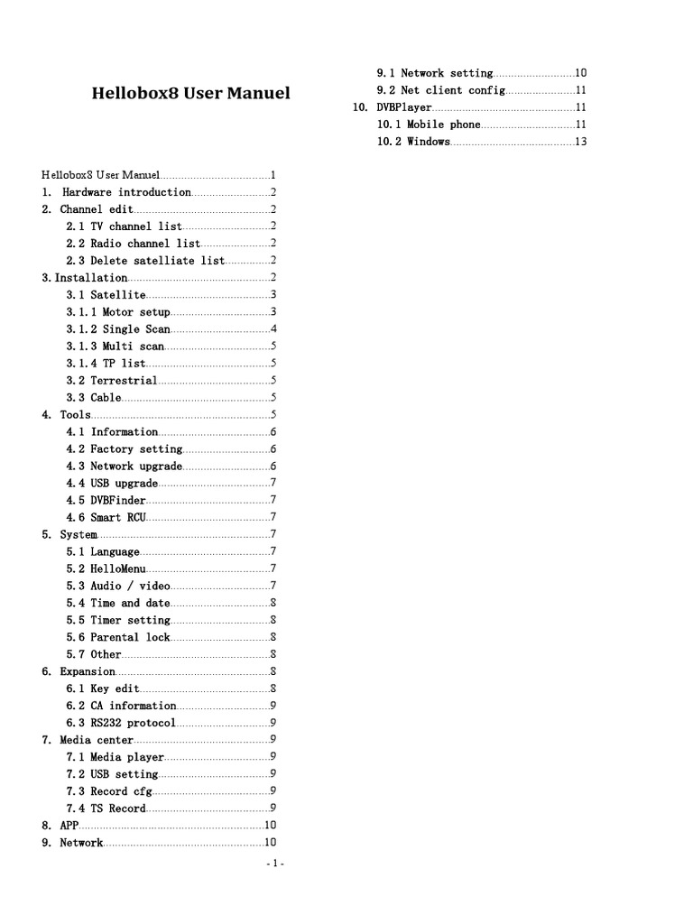Hellobox8 User Manuel1 | PDF | Ios | Android (Operating System)