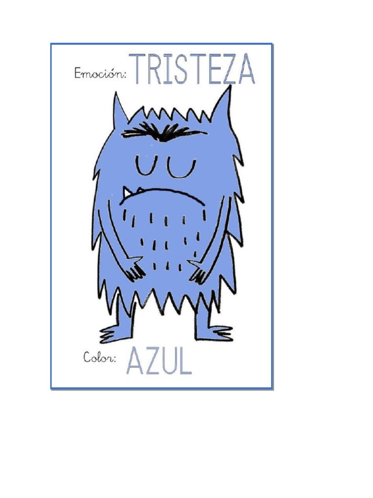 Tarjetas Monstruos de Colores | PDF