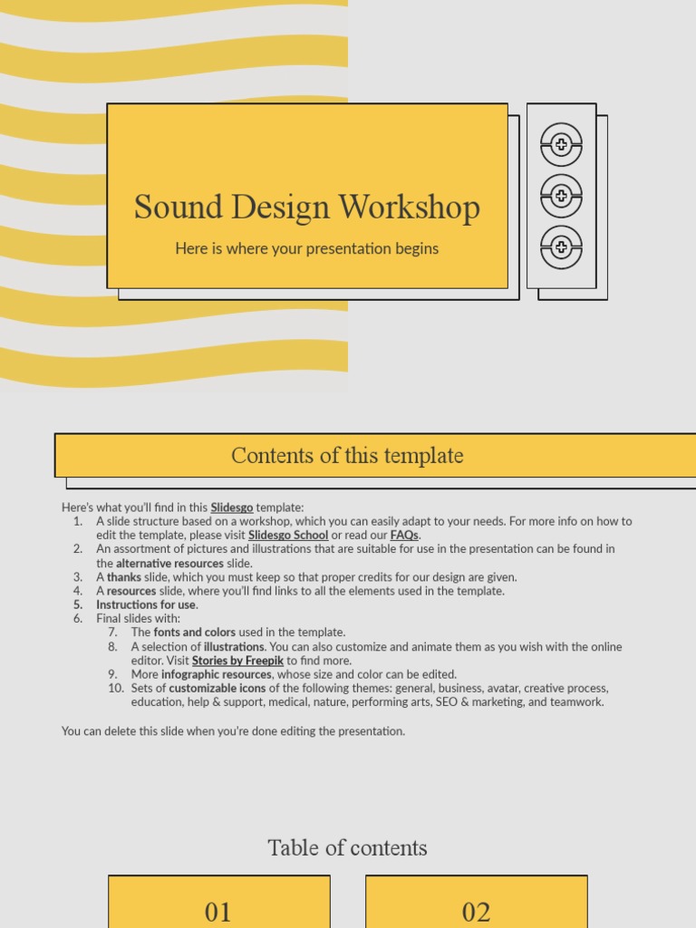 Sound Design Workshop by Slidego | PDF | Planets | Solar System