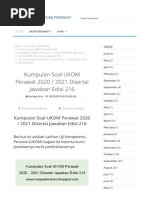 Soal Ukom Ners 2023 Dan Pembahasan - Try Out GRATIS! | PDF