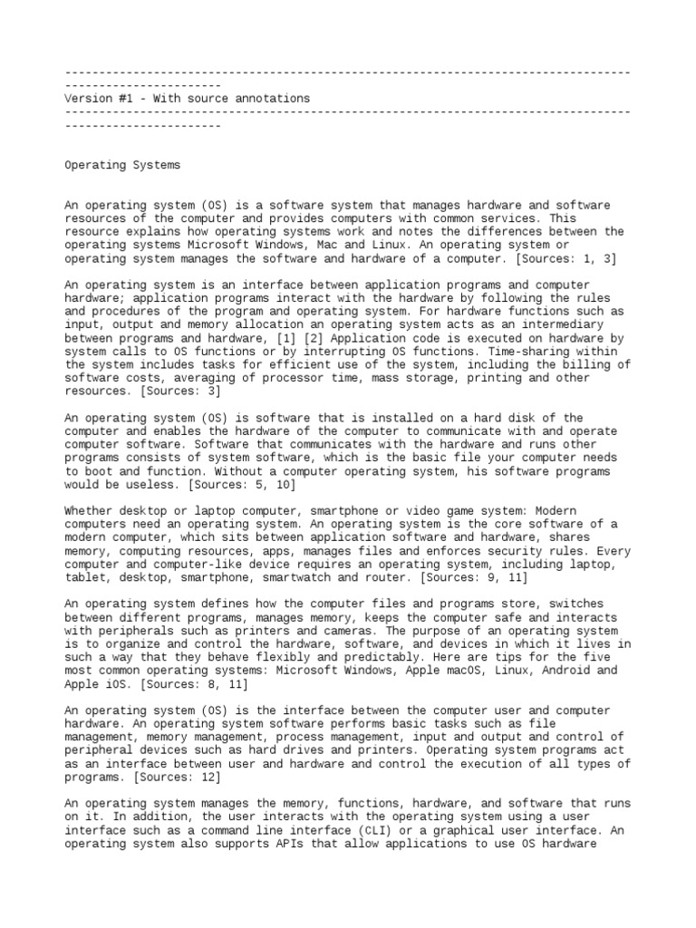 Operating Systems Note | PDF | Operating System | Graphical User Interfaces
