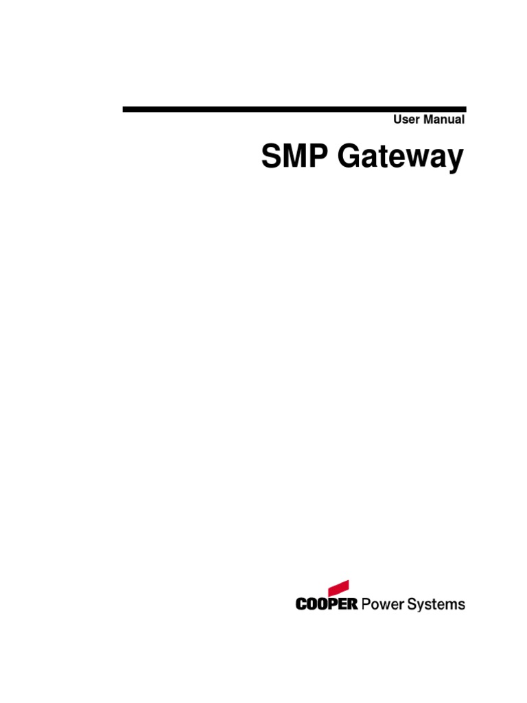 SMP Gateway User Manual | PDF | Port (Computer Networking) | Internet Protocol Suite