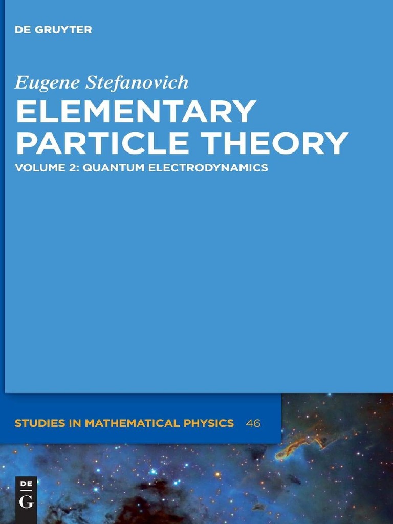 Elementary Particle Theory. | PDF | Quantum Electrodynamics | Quantum ... Elementary Particle Theory. | PDF | Quantum Electrodynamics | Quantum ...