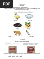 Cuadernillo - Fonema - P | PDF