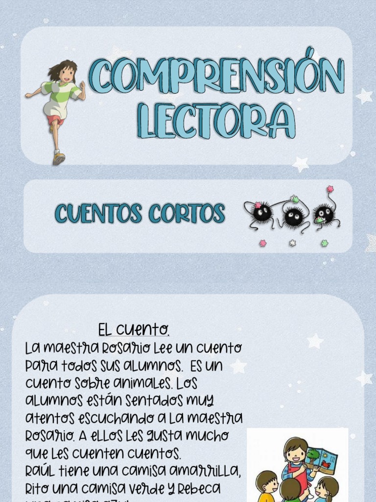 Comprensión Lectora - Cuentos Cortos | PDF | Artes del Lenguaje y ...