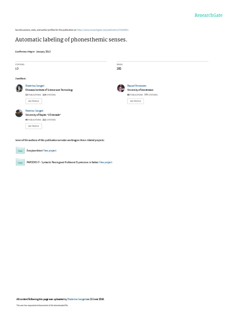 Labeling of Phones The Mic Senses | PDF | Word | Cluster Analysis