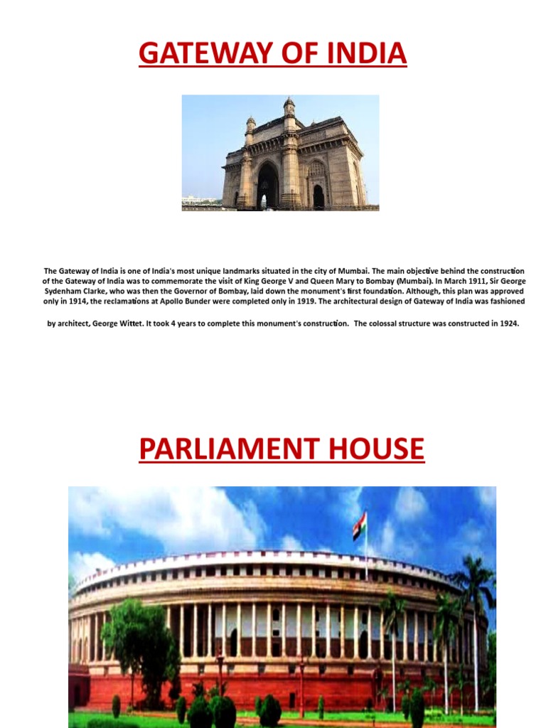 Gateway of India: History and Architecture | PDF