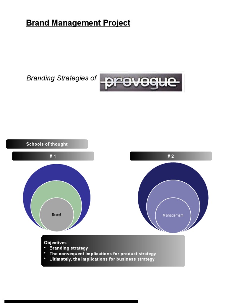 Brand Management Project: Branding Strategies of | PDF | Retail | Brand