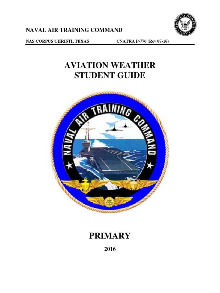 P-770 Aviation Weather Guide | PDF | Meteorology | Aviation