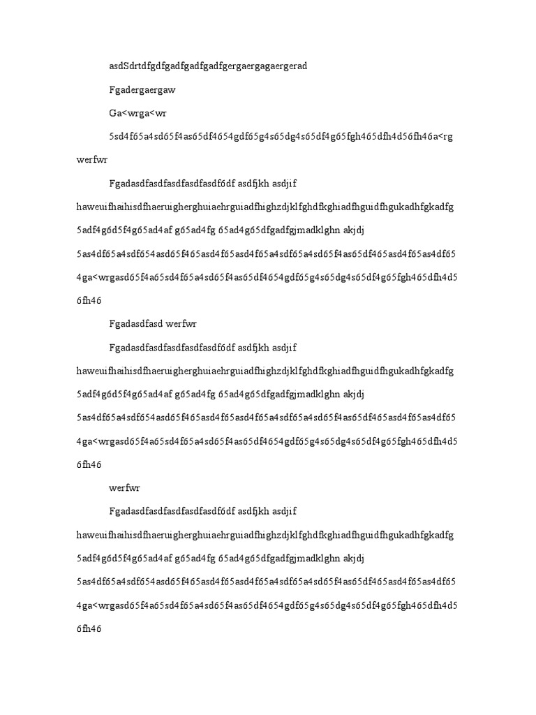 Sdrtdfgdfgadfgadfgadfgad 4asdf Asdf | PDF