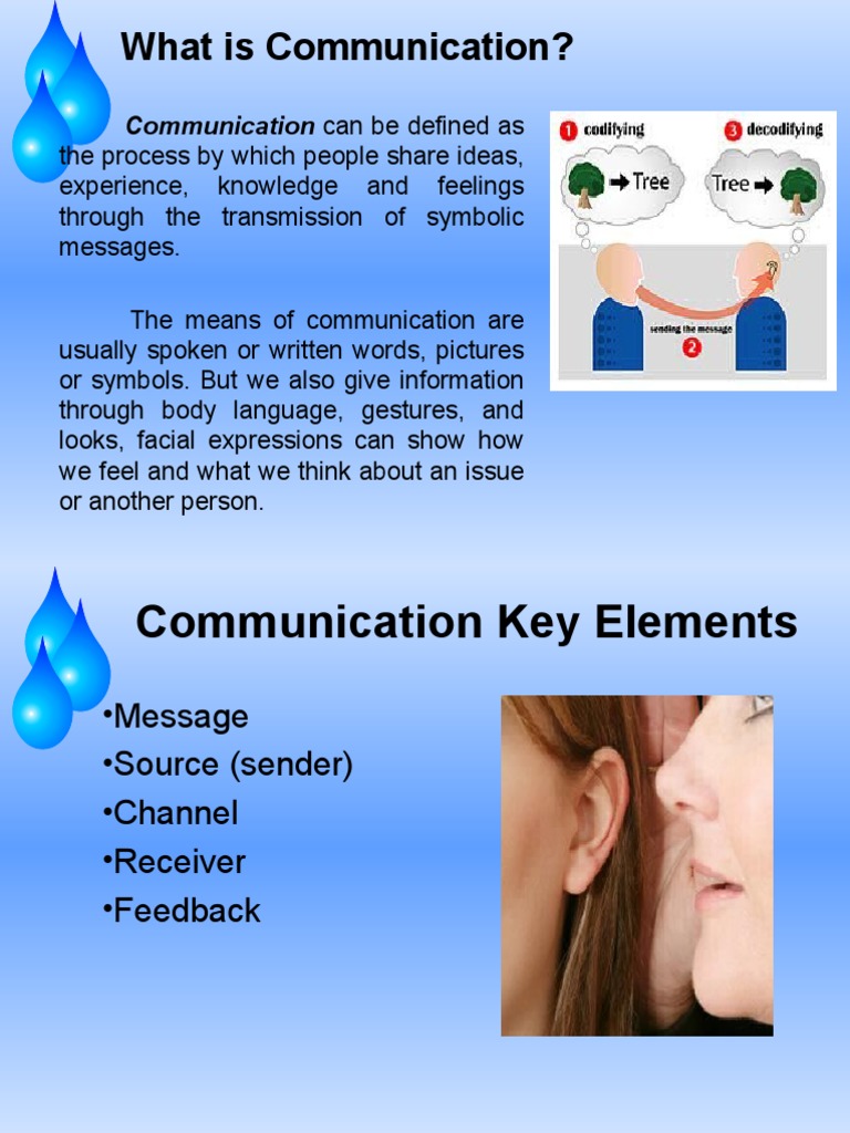 What Is Communication?: Communication Can Be Defined As | PDF ...