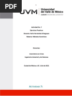 A2 Metodos Numericos UVM | PDF | Análisis numérico | Algoritmos