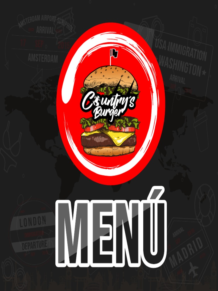 PDF Menu Country Burger Compressed | PDF | Pancho | Cocina occidental