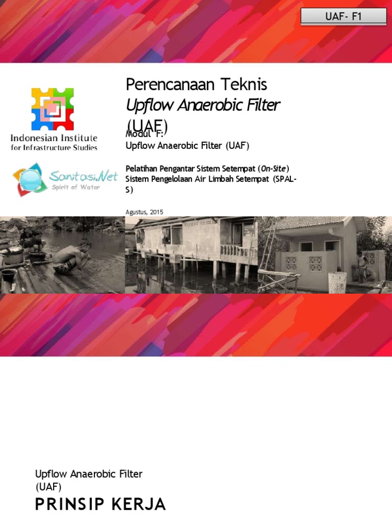 Instalasi Pengolahan Air Limbah (IPAL) Dengan Sistim Perencanaan UAF | PDF
