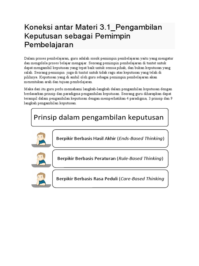 Koneksi Antar Materi 3 | PDF