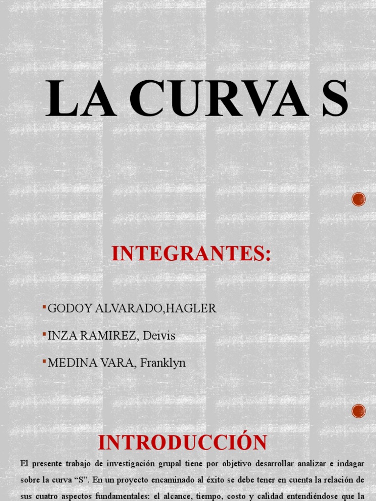 La Curva S | PDF | Presupuesto | Gestión de proyectos