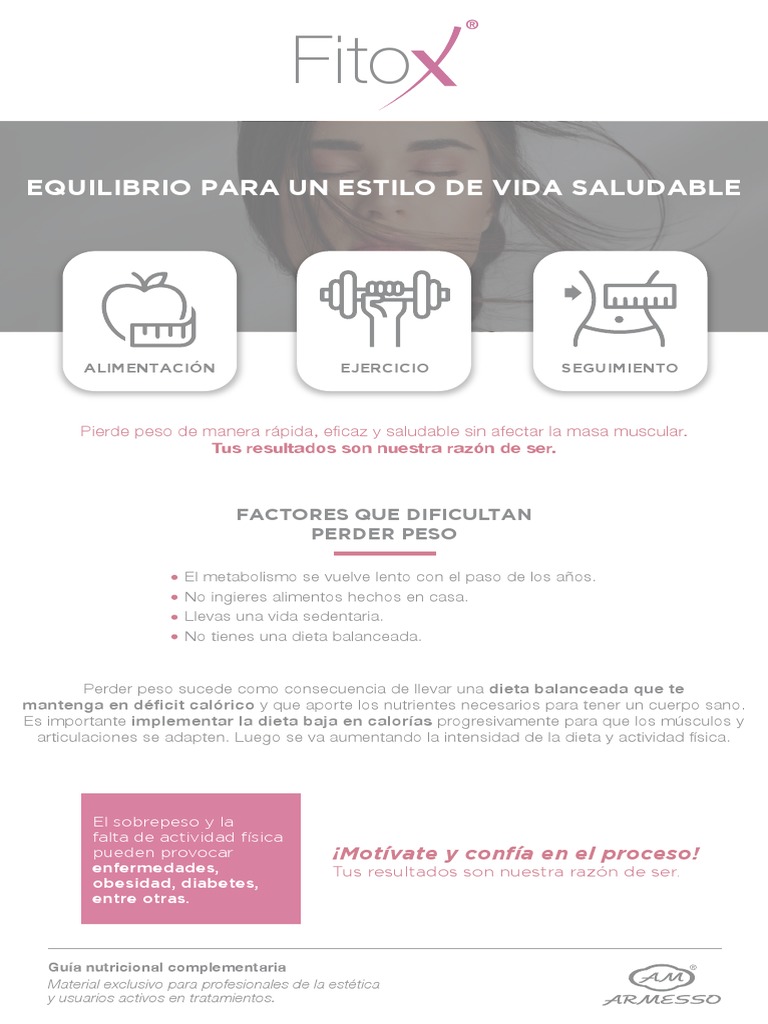 Guia Nutricional Armesso Fitox. | PDF | Dieta | Dieta y nutrición