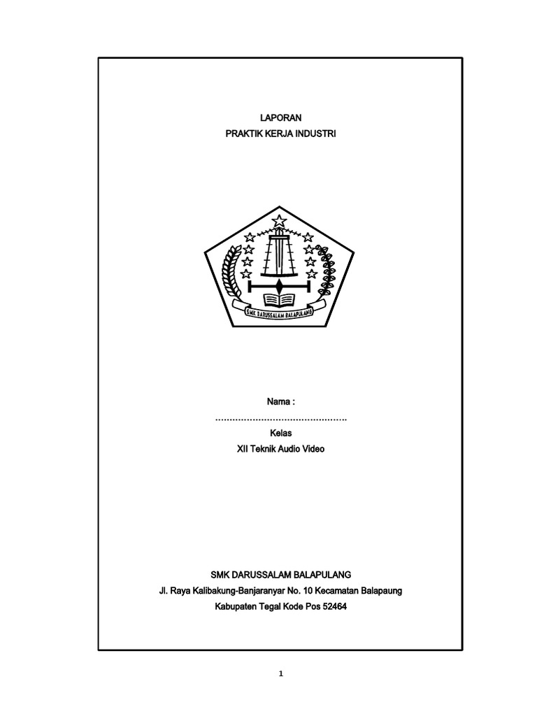 Contoh Laporan PKL SMK | PDF