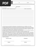 Carta Poder en Ingles | PDF
