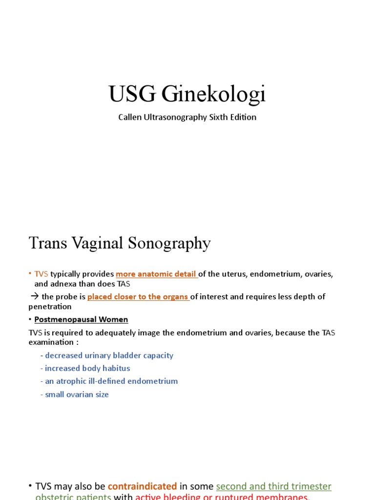 Usg Ginekologi Normal Ro3 | PDF | Uterus | Menstrual Cycle