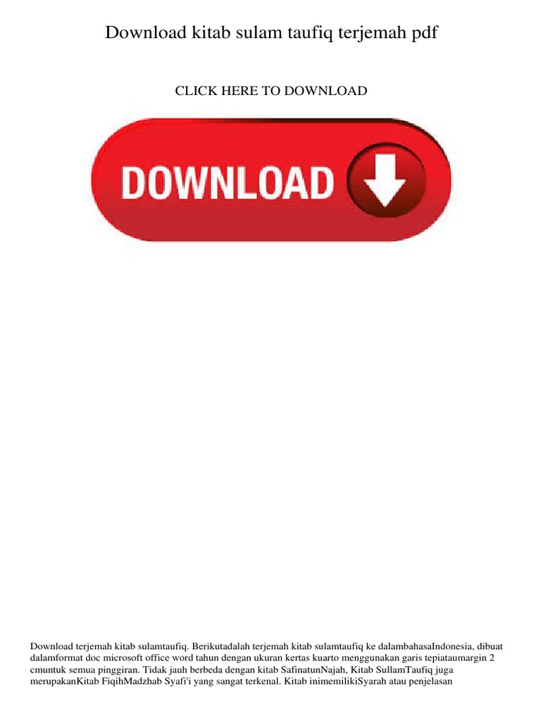 Kitab Sulam Taufiq Terjemah PDF-1 | PDF