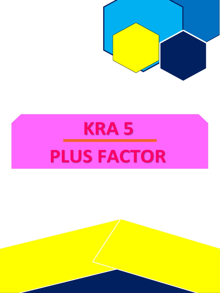 Kra 5 - Plus Factor | PDF