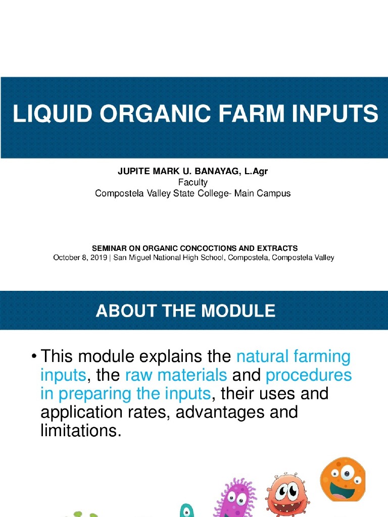 Organic Concoctions Slideshare | PDF