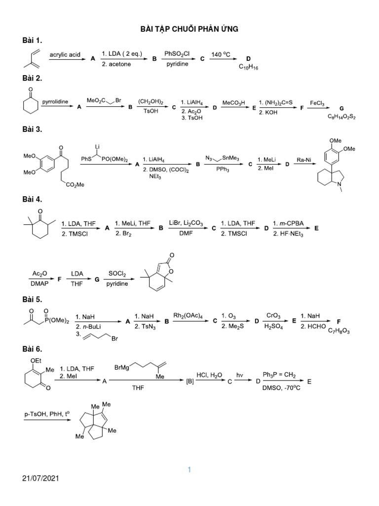 Bai Tap Chuoi Phan Ung | PDF
