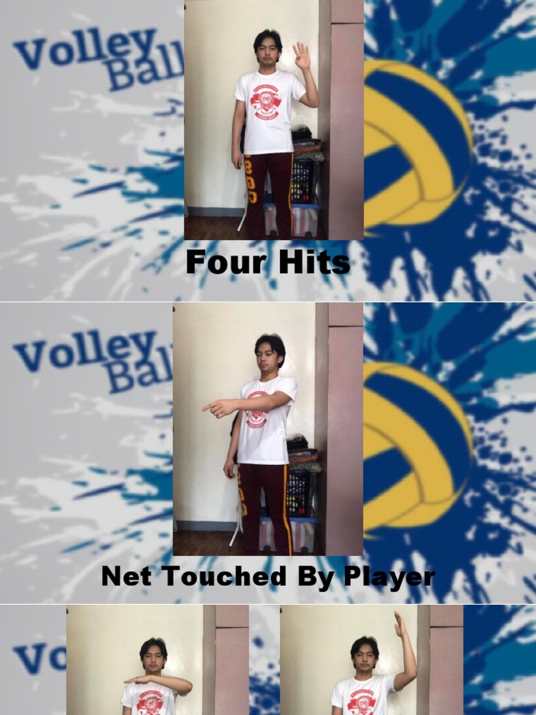 Volleyball OFFICIAL HAND SIGNALS | PDF