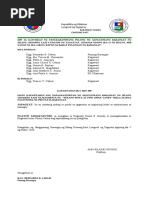 Brgy. Resolution Sample | PDF