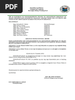 Brgy. Resolution Sample | PDF