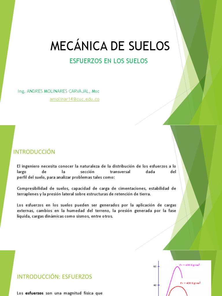 Clase 6 - Esfuerzos en Suelos - Actualizado | PDF | Presión | Suelo