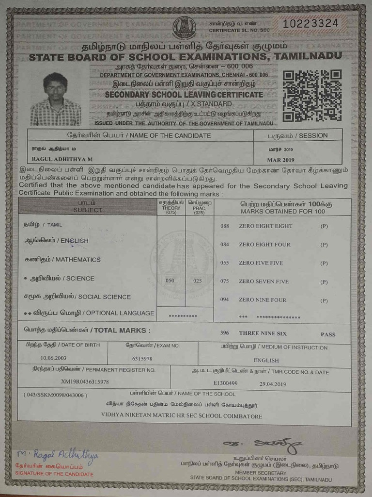 10th Marksheet Compressed For Counselling Website | PDF ...