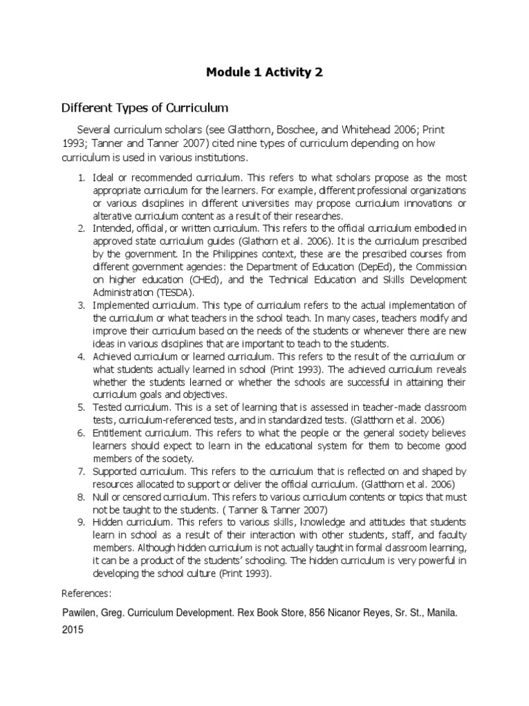 different-types-of-curriculum-pdf-curriculum-cognition