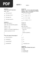 Data Structure and Algorithm Question Format | PDF | Array Data ...