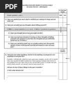 Columbia Suicide Severity Rating Scale (C-SSRS) - Screener With Triage ...