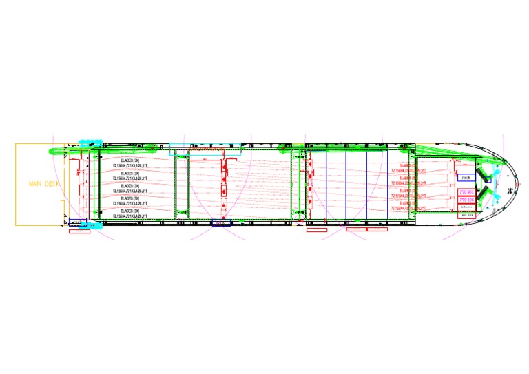 MV Chipol Xiongan Pre Stowage Plan v013 Kandla Blades | PDF