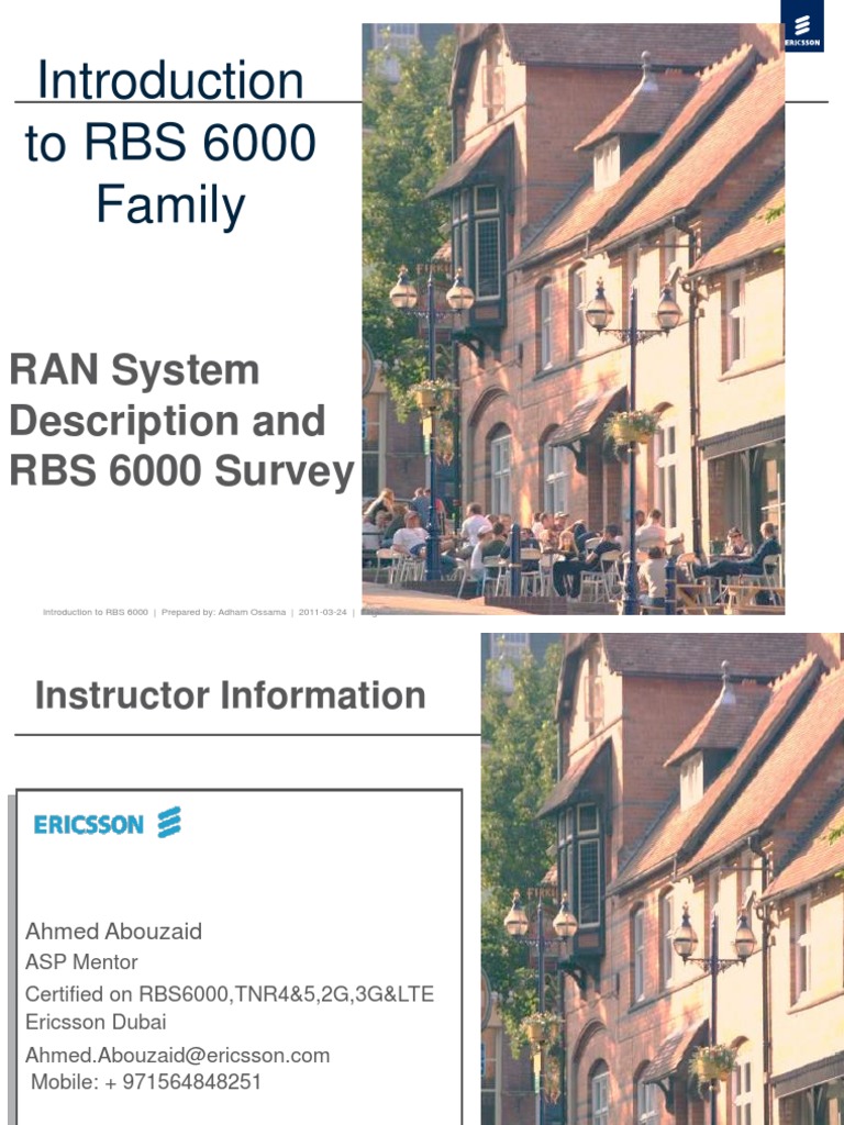 RBS 6000 Overview & Interfaces | PDF | Mimo | Gsm