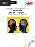 3IS-Inquiries, Investigations and Immersions - Q1 - SHS Applied | PDF ...