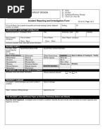 Lab Incident Report Template | PDF
